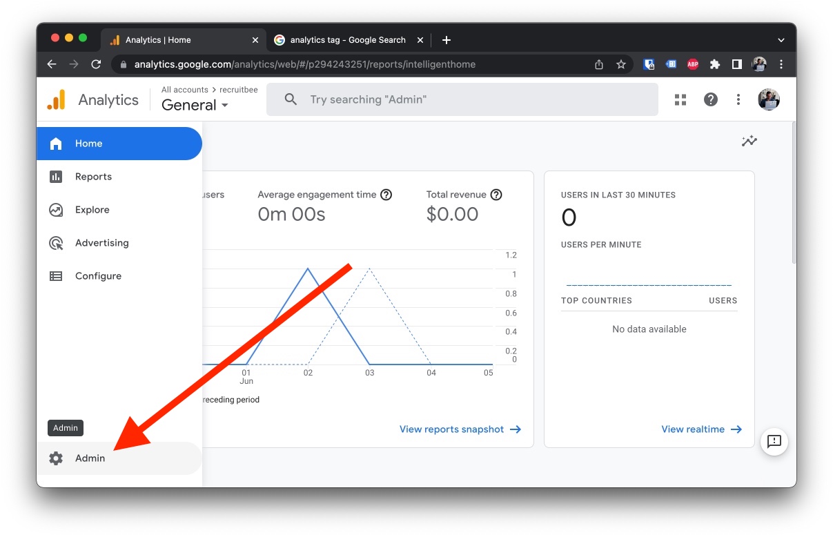 How to get your Google Analytics Snippet - GFormAnalytics